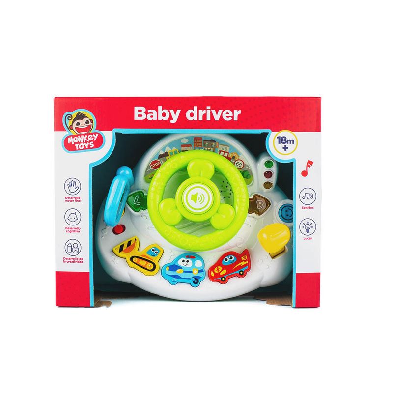 Timón Para Bebés Con Luces Movimiento Y Sonidos - Monkey Market